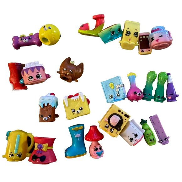 Shopkins | Toys | Lot Of 25 Shopkins Figures Including Rare Lizzy ...